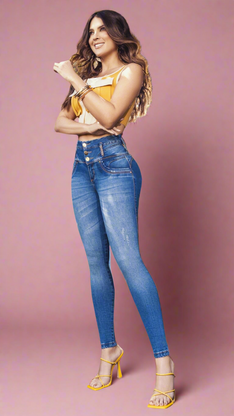 Jazmin 100% Authentic Colombian Push Up Jeans – Colombian Jeans Wholesale